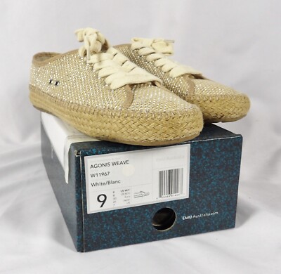 EMU Australia Agonis Weave Lace Up Espadrille Sneaker Sz 9 NIB | eBay