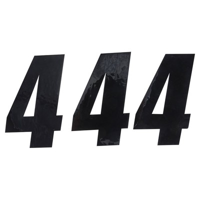 D Cor Visuals 45-26-4 SX Numbers 6" #4 Black | eBay