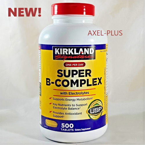 Kirkland Signature Super B-Complex with Electrolytes, 500 Tablets | eBay