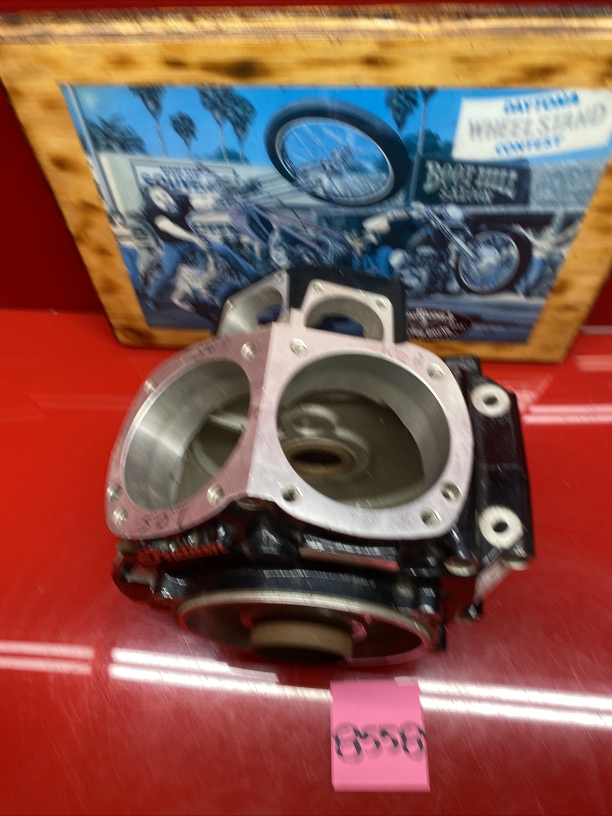 indian engine cases bottle cap left right motor Motor S&S Harley BLEM ...