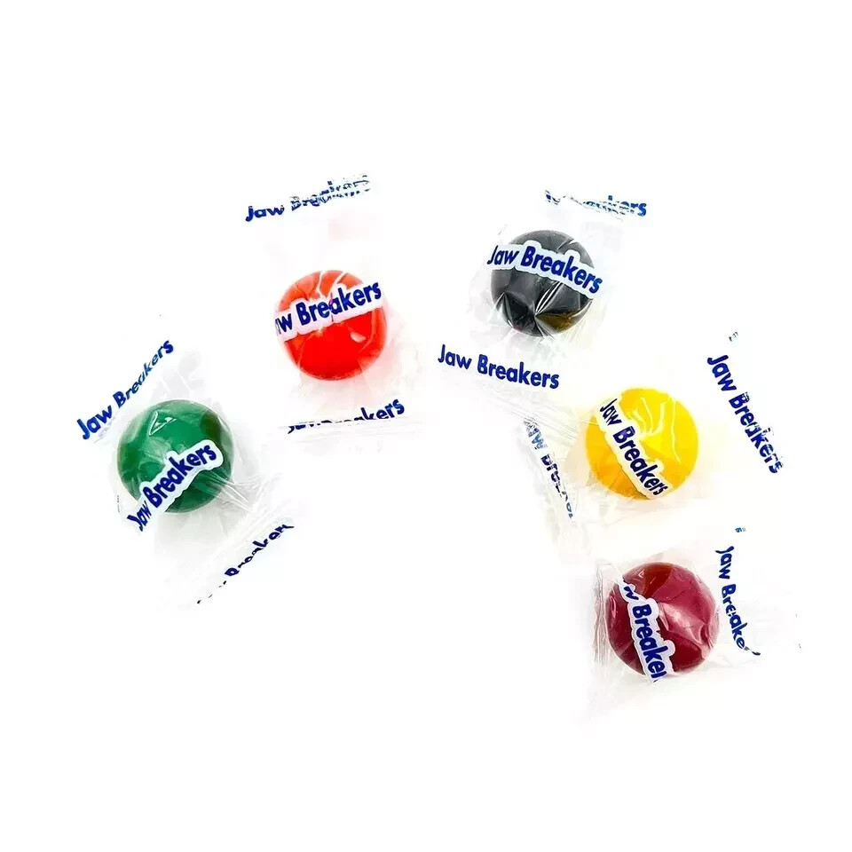 Jawbreakers Mini Hard Candy Fruit Flavored Assortment, Individually ...