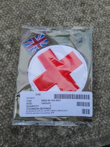 New British Army Original Medic Medical Patch MTP Blanking Tab First ...