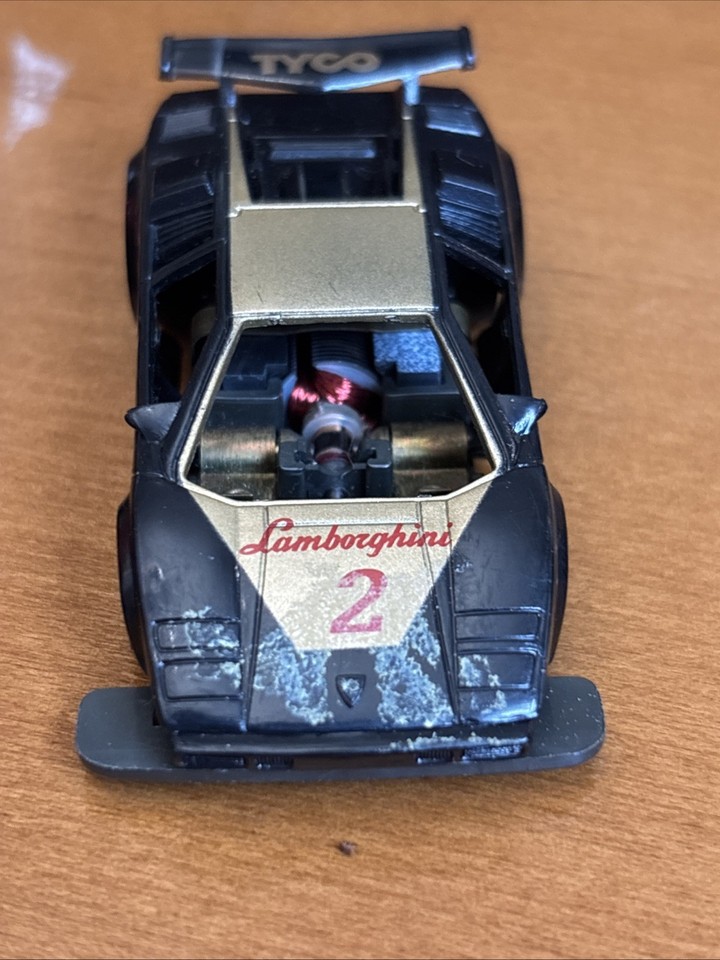 Tyco TCR Ferrari #3 & Lamborghini #2 HO SLOT CAR Used As Is Untested ...