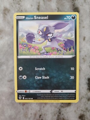 Pokemon Sneasel Single Card Basic | eBay