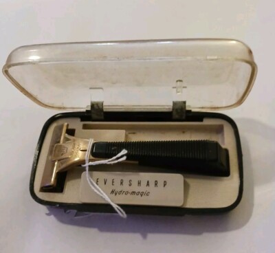 VINTAGE SCHICK 1950's RARE EVERSHARP HYDRO-MAGIC RAZOR IN ORGINAL CASE ...