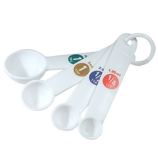 Big Number Measuring Spoons - Easy to see, Large Print Numbers, Low ...