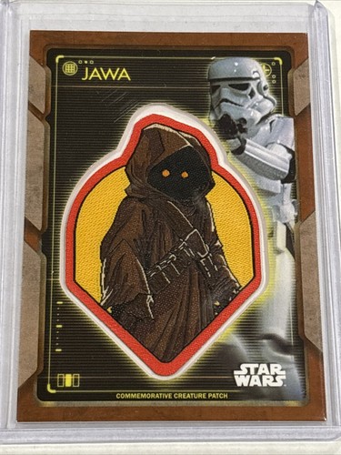 2020 Topps Star Wars Holocron Jawa Stormtrooper Rare Gold Patch 18/25 ...