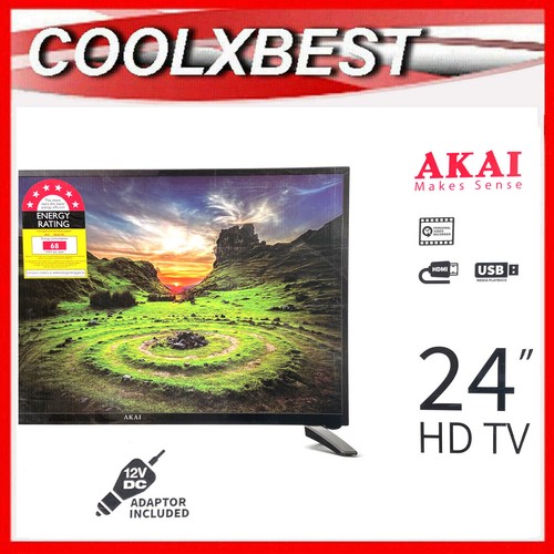 AKAI 24" DIGITAL LED LCD HD TV CARAVAN HOME 12v 240v AC DC RFB | eBay ...