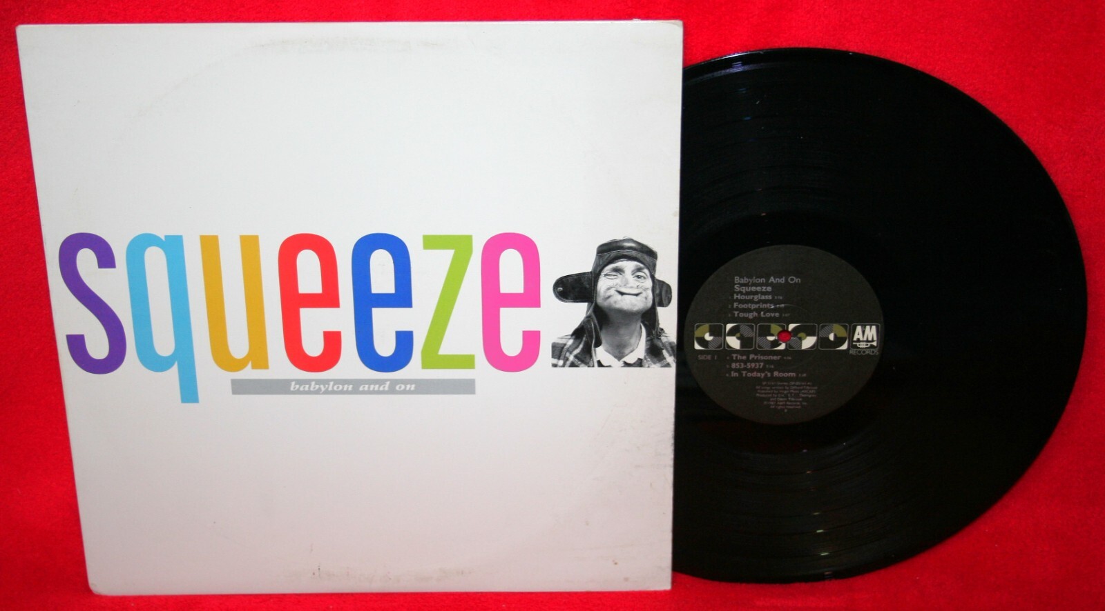 SQUEEZE Babylon And On LP A&M Records SP 5161 Glenn Tilbrook Chris ...