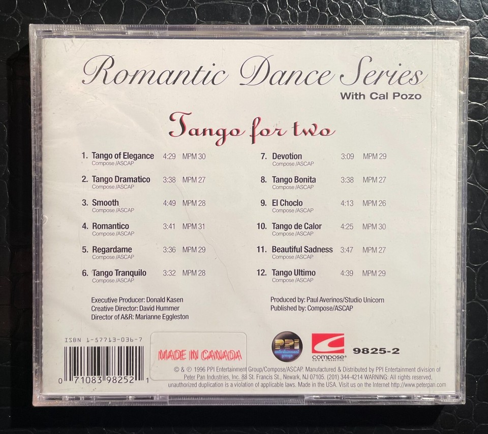 TANGO FOR TWO ROMANTIC DANCE SERIES with CAL POZO NEW CANADA IMPORT CD ...