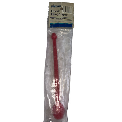 Hook Disgorger Easy Hook Remover Sportsman VTG Original Pkg red | eBay
