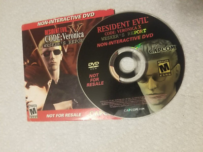 PlayStation 2 Resident Evil CODE: Veronica Wesker’s Report NOT FOR ...