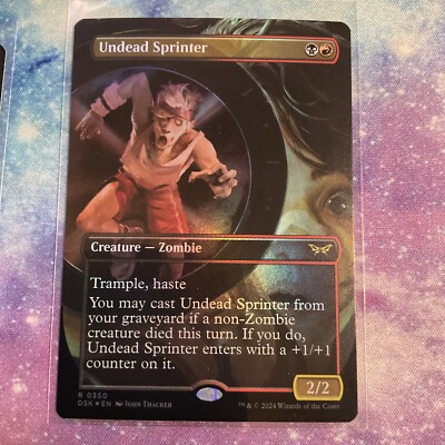 Undead Sprinter (FOIL) x1 - MTG Duskmourn: House of Horror DSK #350 | eBay