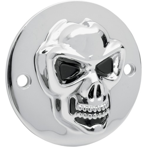 Chrome 3-D Skull Ignition Timing Cover For 1970-2018 Harley Sportster ...