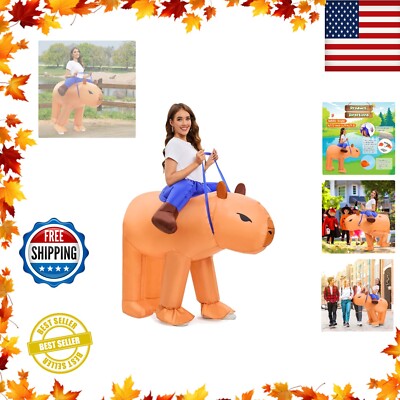 Capybara Costume - Halloween Adult Inflatable Costume Ride-On Animal | eBay