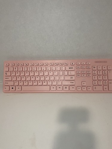 Rii RK 200 Pink 2.4G Quiet Office Wireless Computer Keyboard New Open ...