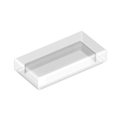Lego Bricks 20x Clear Transparent 1x2 Tile Studless Plate 6251294 35386 ...