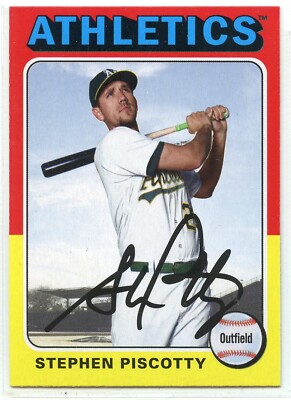 2019 Topps Archives Baseball - #154 - Stephen Piscotty - Oakland ...