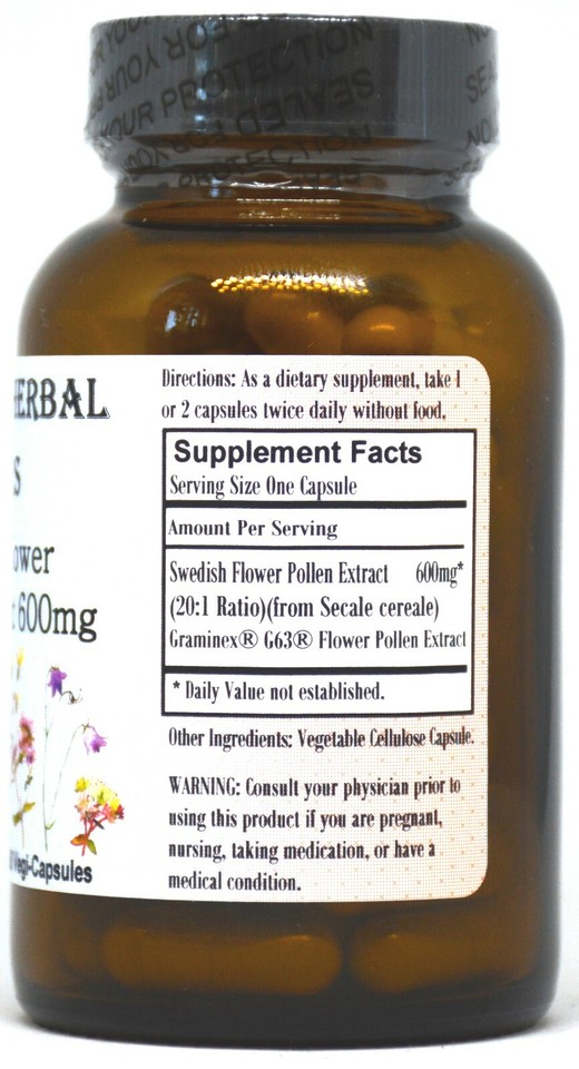 SWEDISH FLOWER POLLEN EXTRACT 20:1 - HEALTHY PROSTATE - Glass Bottle | eBay