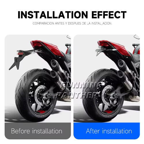 Motorcycle Rear Short Tail Stock License Plate Holder For Ducati ...