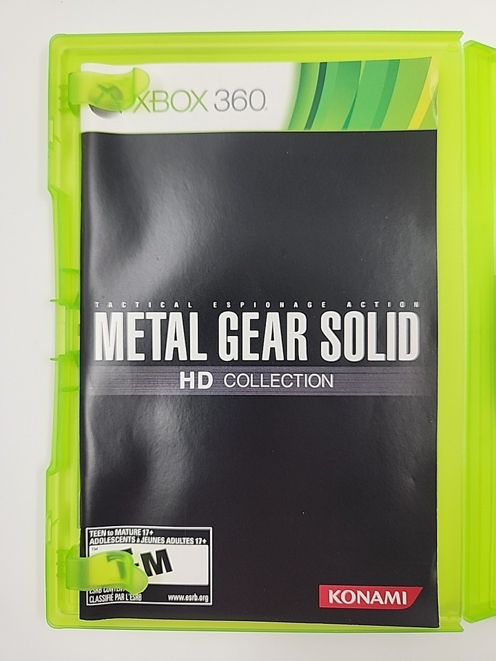Metal Gear Solid HD Collection Xbox 360 Complete CIB 83717301325| eBay