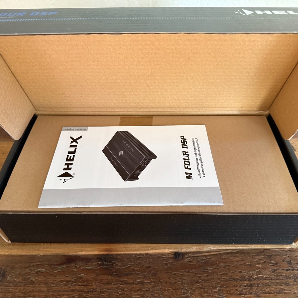 Helix M Four DSP High Quality 4 Channel SQ Amplifier 10-Channel 64 Bit ...