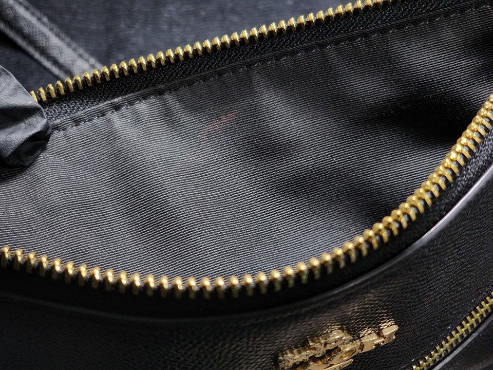 DAMAGED Coach Rowan File Slim Crossbody Shoulder Bag Black Leather ...