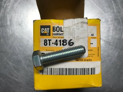 8T4186 GENUINE CAT BOLT QTY of 2 Caterpillar 8T-4186 | eBay