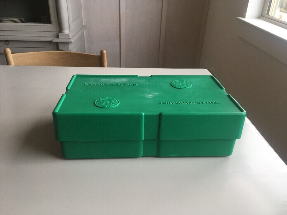 " RARE SET OF SUPPLEMENTAL GREEN MONSTER BOX ANACS SLAB SILVER EAGLES ...