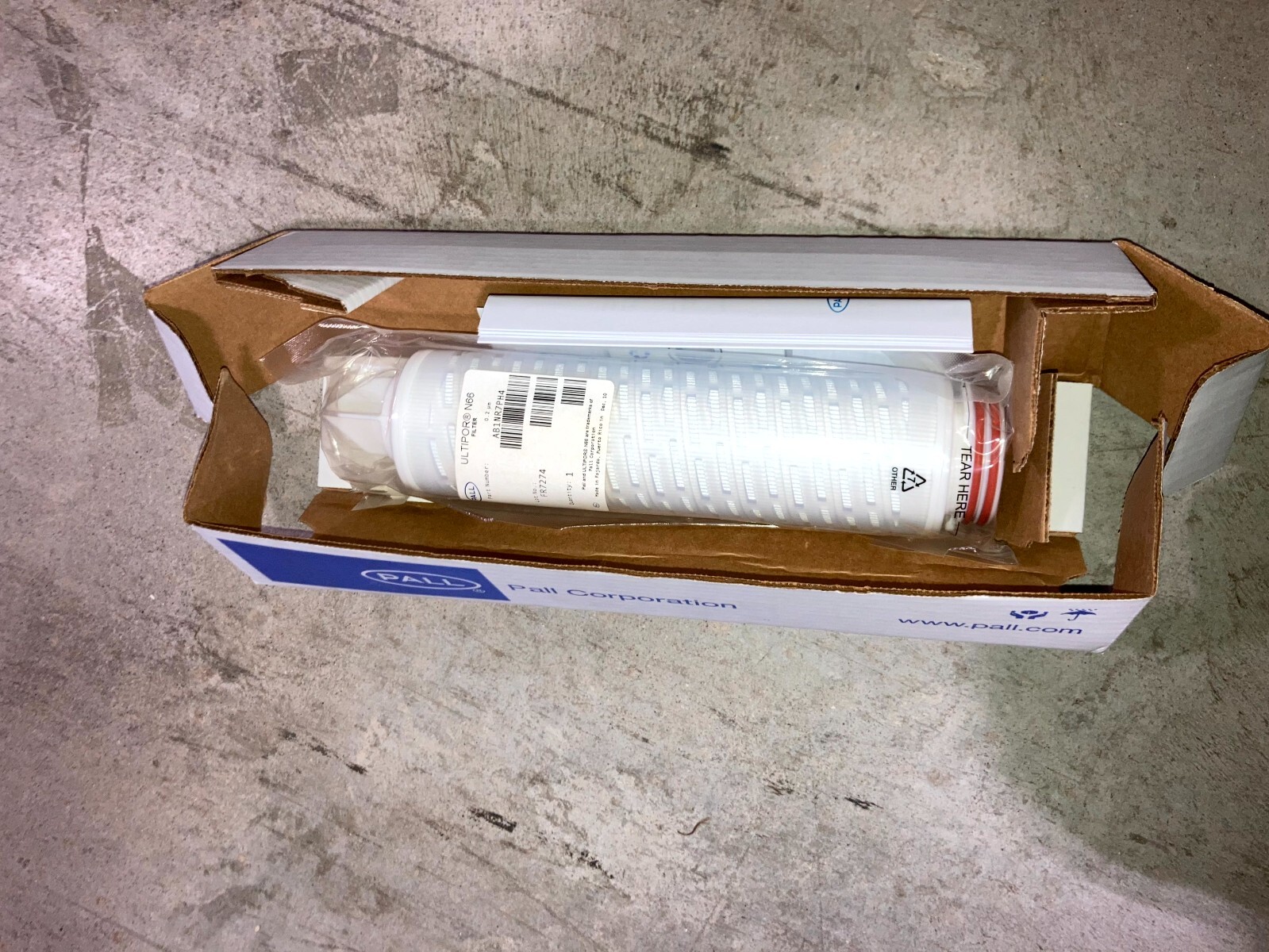 Pall Ultipor N66 AB1NR7PH4 10" Sterilizing Grade Filter Cartridge 0.2um ...