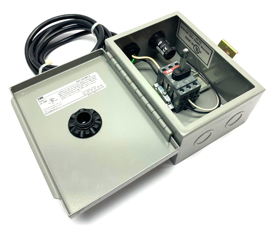 ABB EOT32U3M1-S Enclosed Disconnect Control Box Type 1 UL 508 | eBay