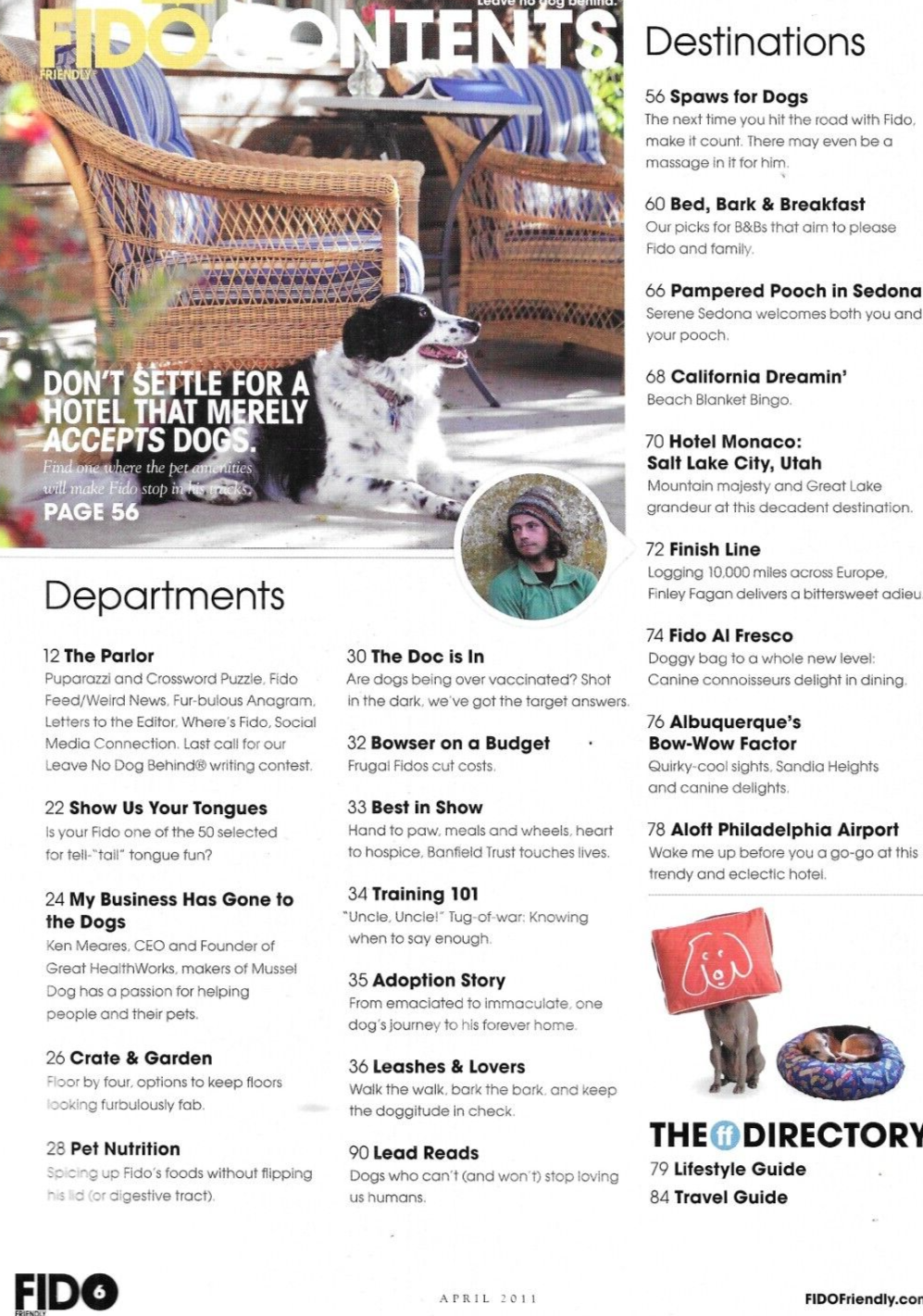 Fido Dog Magazine Alison Sweeney Best Bed and Breakfast Home Makeovers ...