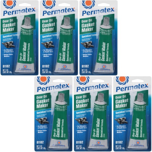 Permatex 81182 Gear Oil RTV Gasket Maker Set (Specialized Formula) 18oz ...