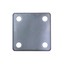 FLAT SQUARE STEEL BASE PLATES WITH 4 HOLES | 3x3 4x4 5x5 6x6 8x8 | QTY ...