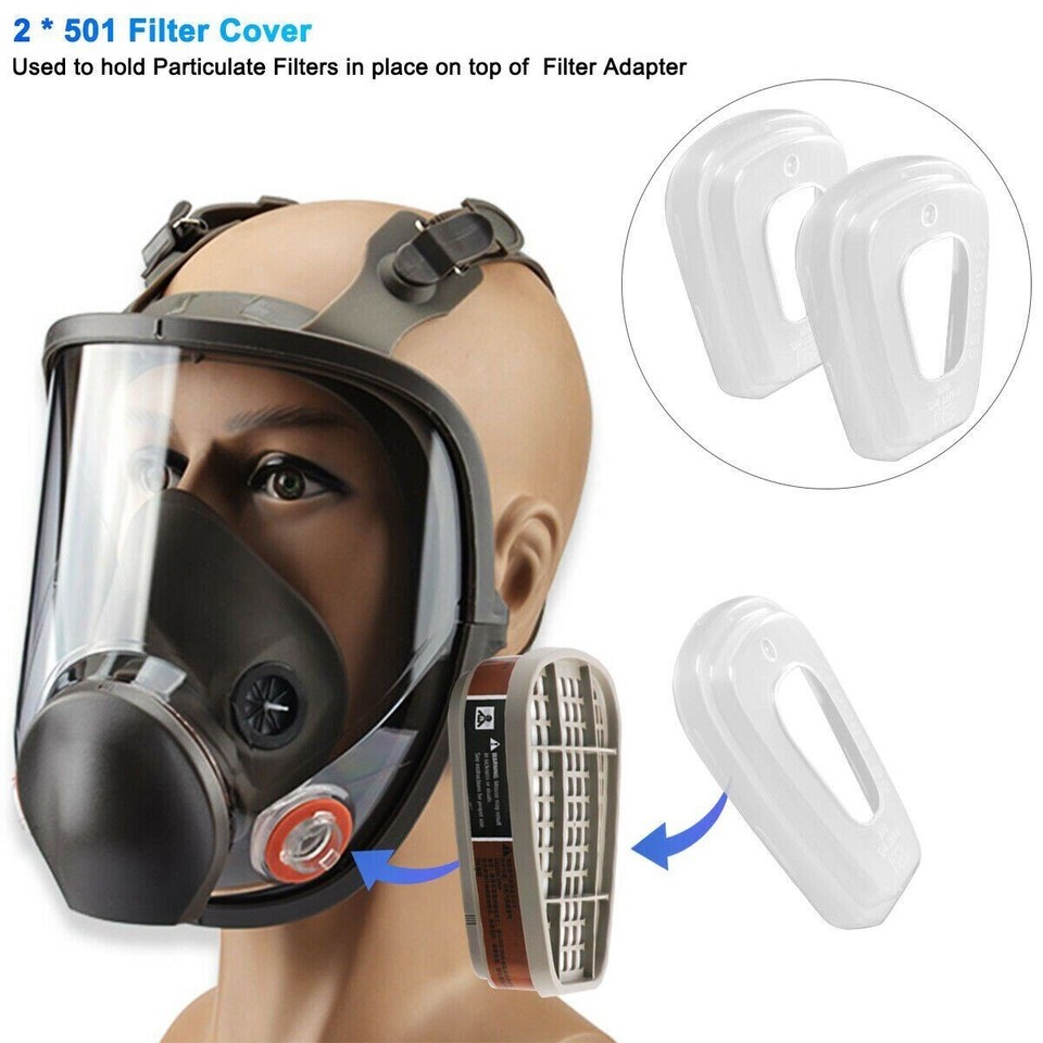 Face Cover Respirator Mask Facepiece for Welding Painting Sanding ...