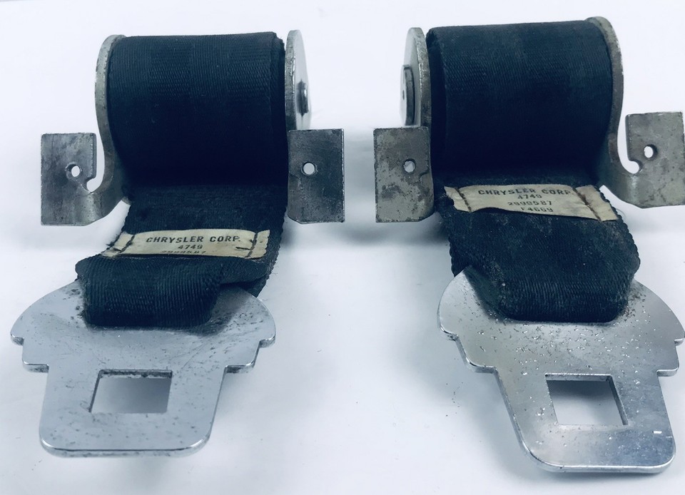 1970 Cuda Challenger Barracuda E Body OEM Seat Belt Retractors | eBay