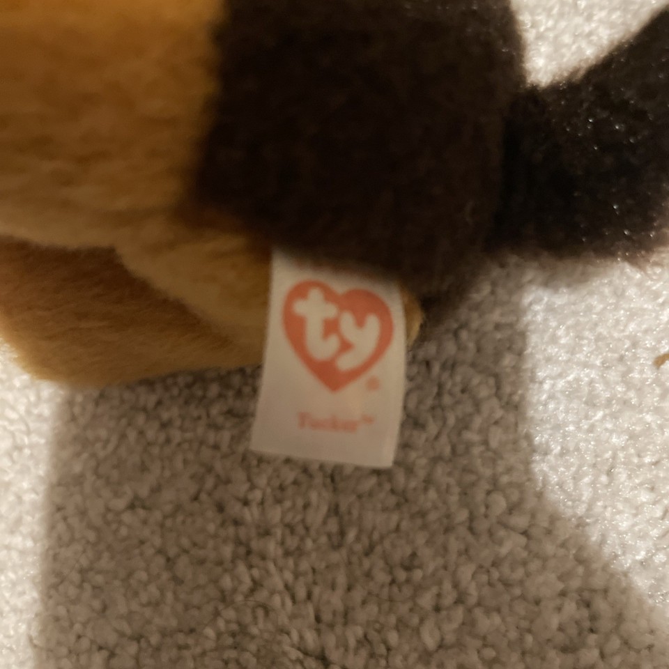 TY BEANIE BABY TUCKER German Shepherd Puppy Dog Plush Cuddly Toy | eBay UK