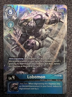 Digimon Card Game Lobomon P-030 Promo Foil NM | eBay