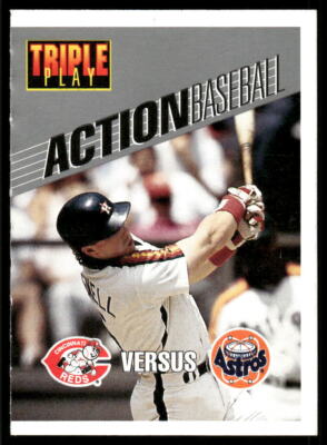 1993 Triple Play #12 Reds vs Astros Action Baseball Game | eBay