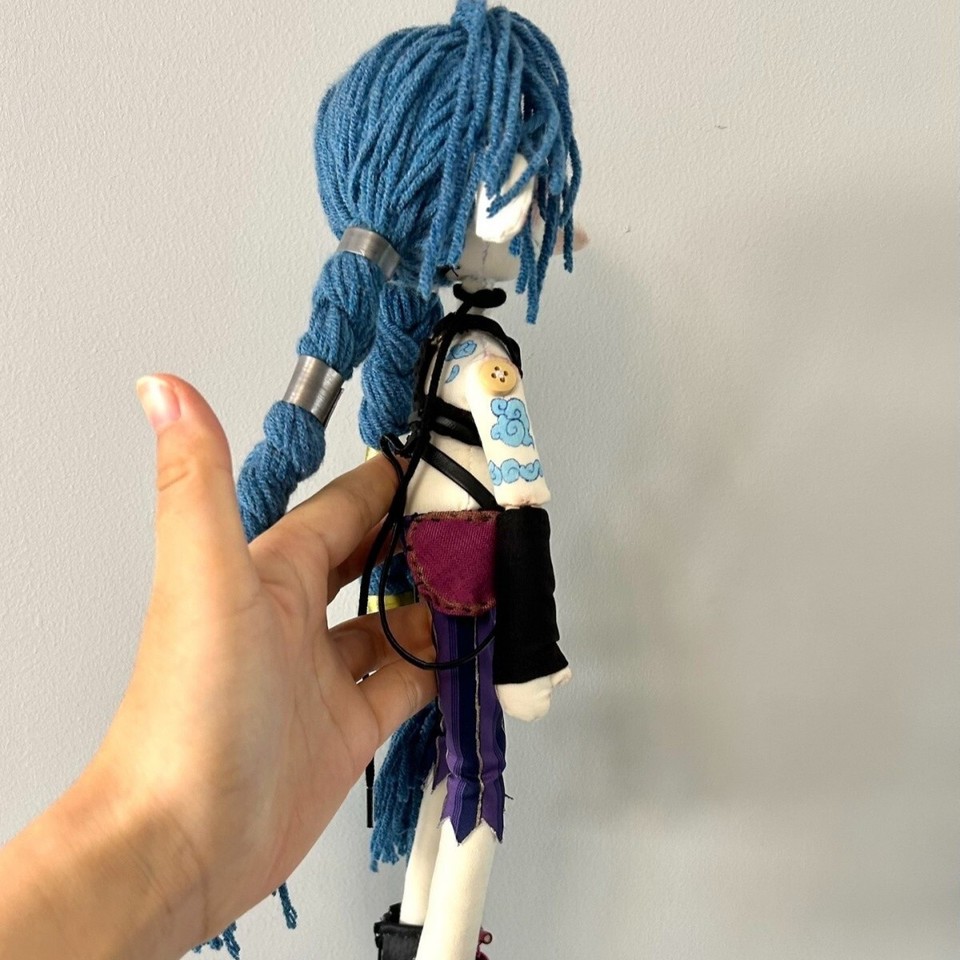 League of Legends: Arcane Loose Cannon Jinx handmade Doll Toy ...
