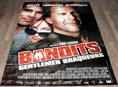 BANDITS GENTLEMEN BRAQUEURS - Bruce Willis - AFFICHE D'ÉPOQUE 120CM ...