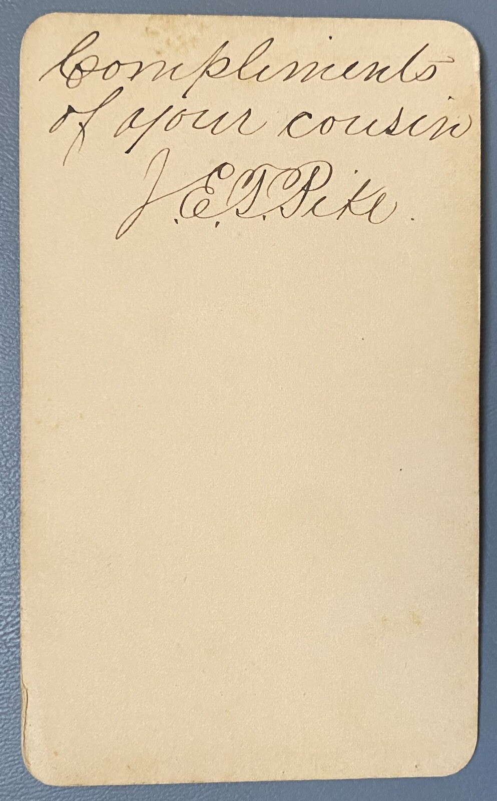 1870s-80s Lip Pike Cousin J E Signed MLB Hartford Dark Blues Jewish ...