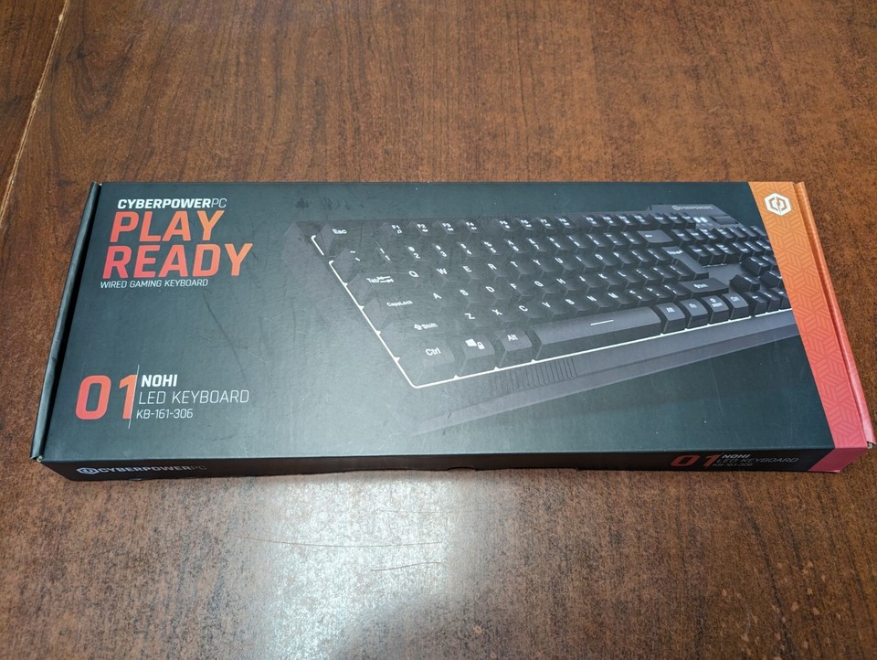 New Cyberpower PC 01 NOHI LED Wired Gaming Keyboard + Elite M1 131 ...