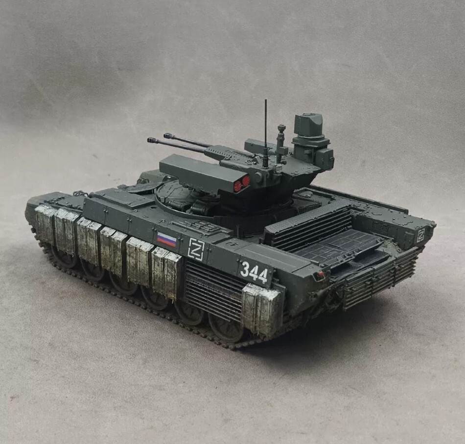 1:35 Russian Obj.199 BMPT Ramka w/ATGM Launcher Ataka Pro built ...
