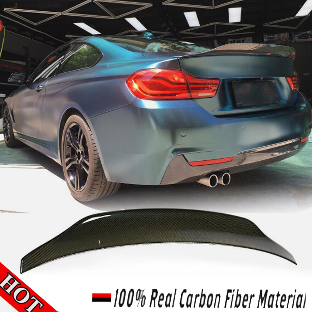 REAL CARBON Rear Trunk Spoiler Wing Fit For BMW F32 420i 430i 440i ...