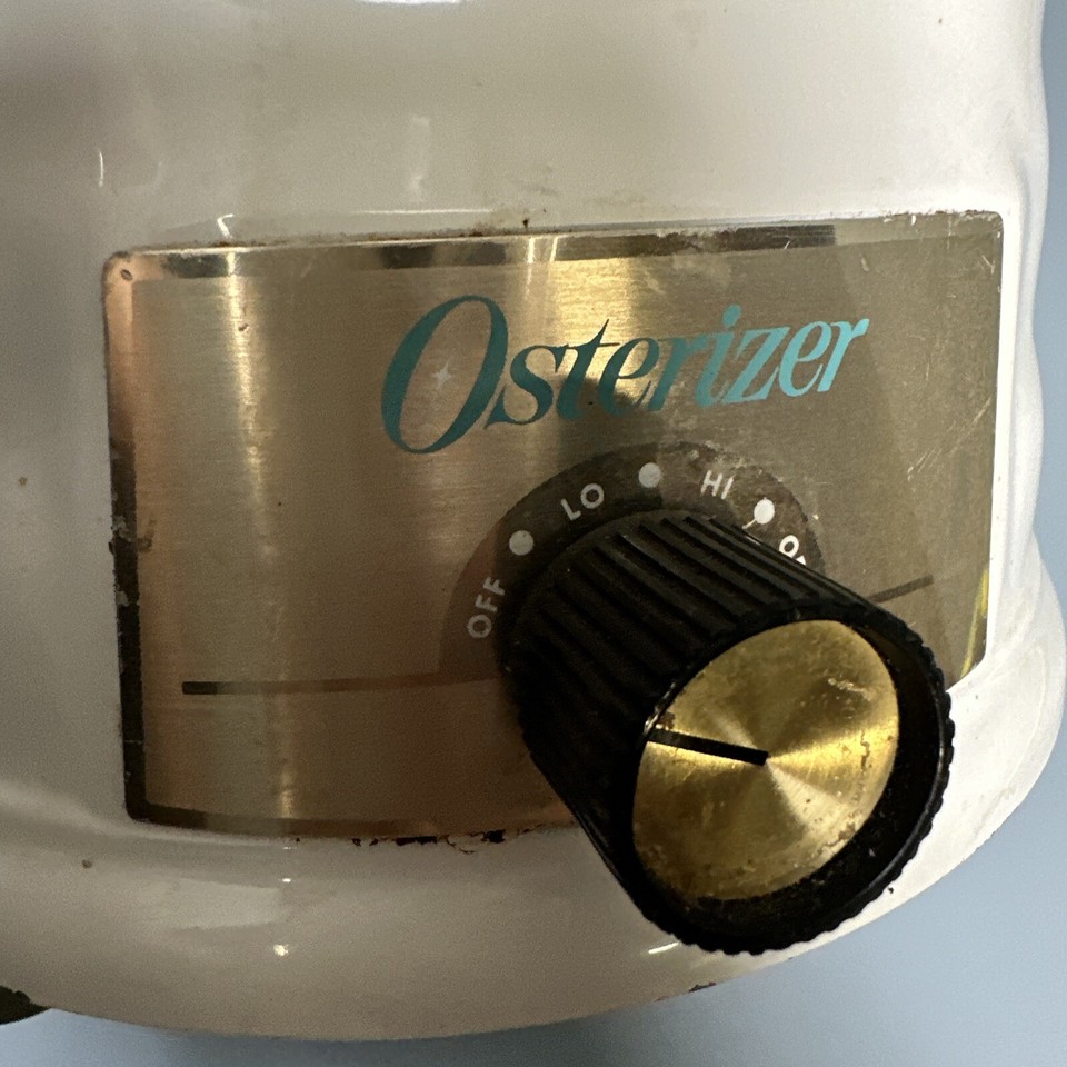 Vintage 1950's Oster Osterizer Deluxe Off White Beehive Blender Retro ...