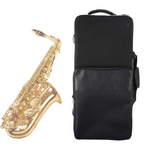 Alto Saxophone Bag with Zipper Wind Instrument Carrying Case for Sax ...
