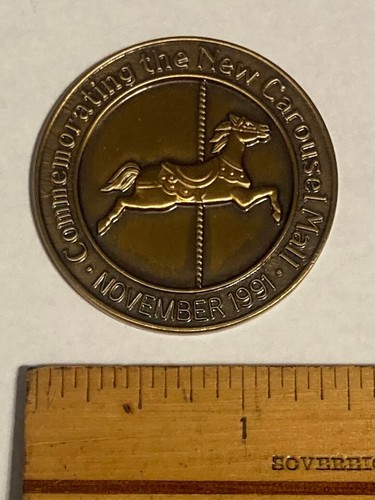 Carousel Mall Coin/Token Commemorative November 1991 - San Bernardino ...