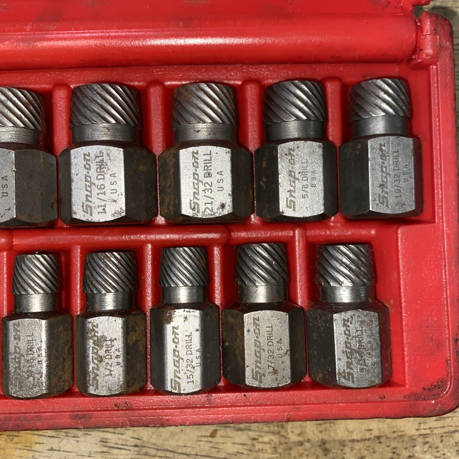 Snap-on REX25A 25 PC Screw Extractor Set Missing 1 for sale online | eBay