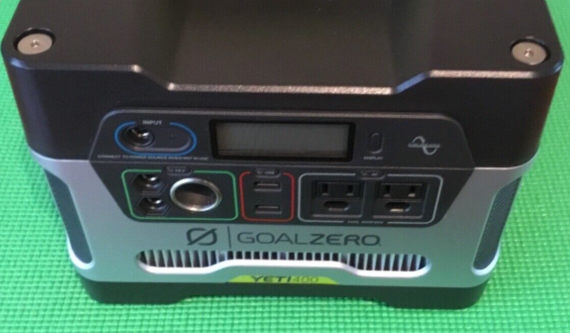 Goal Zero Yeti 400 Solar Generator Portable Power Station # 23000 | eBay